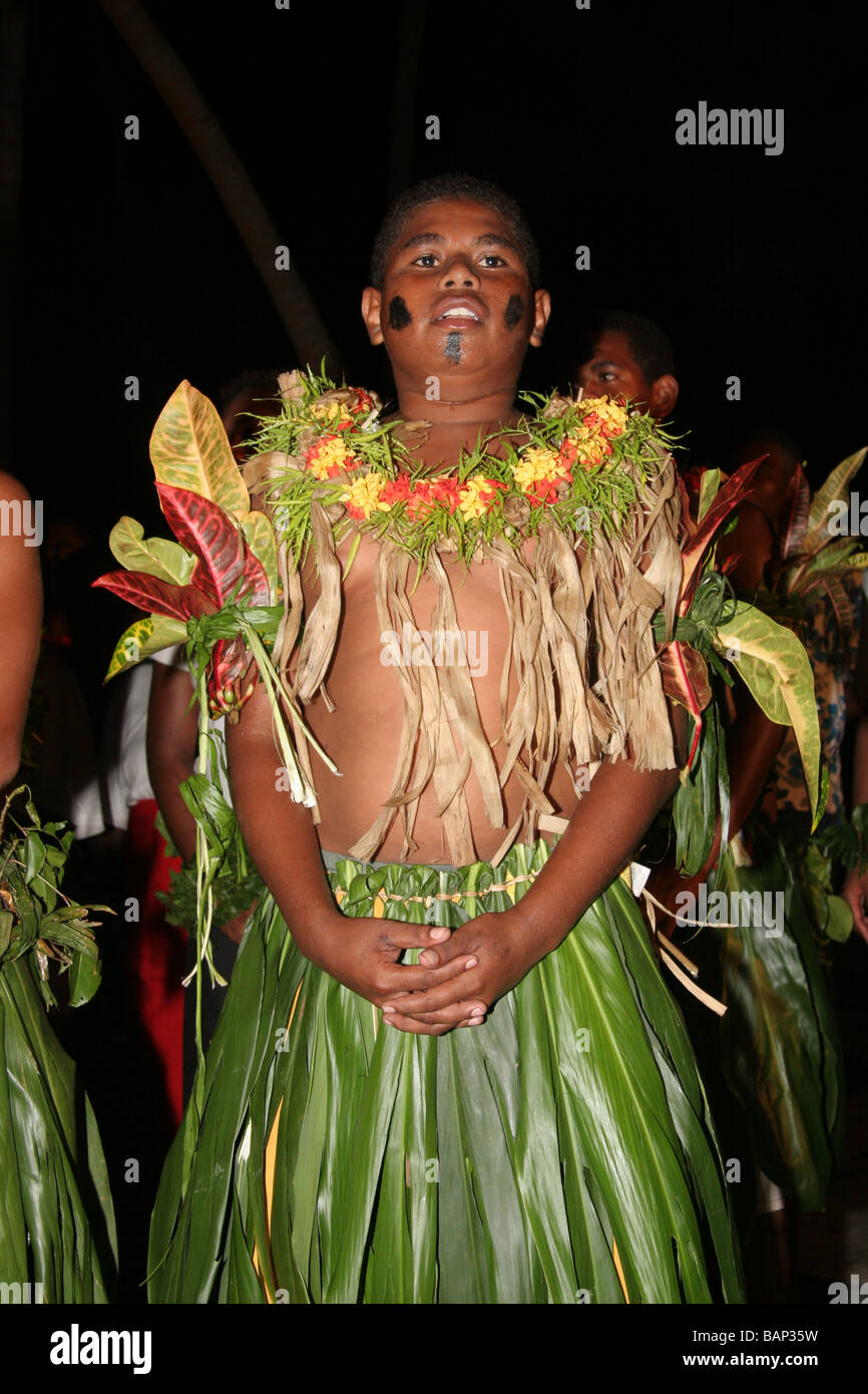 Fiji fijian traditional costume hi-res stock photography and images - Alamy
