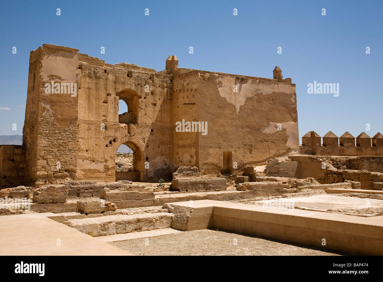 Odalisca Tower Monumental Citadel and Castle Almeria Andalusia Spain ...