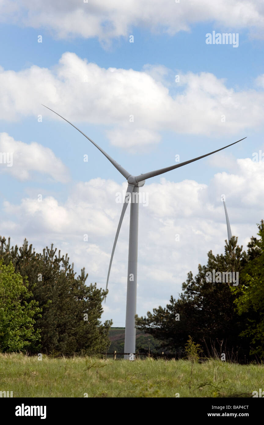 Wind Turbines producing green and renewable energy Stock Photo - Alamy