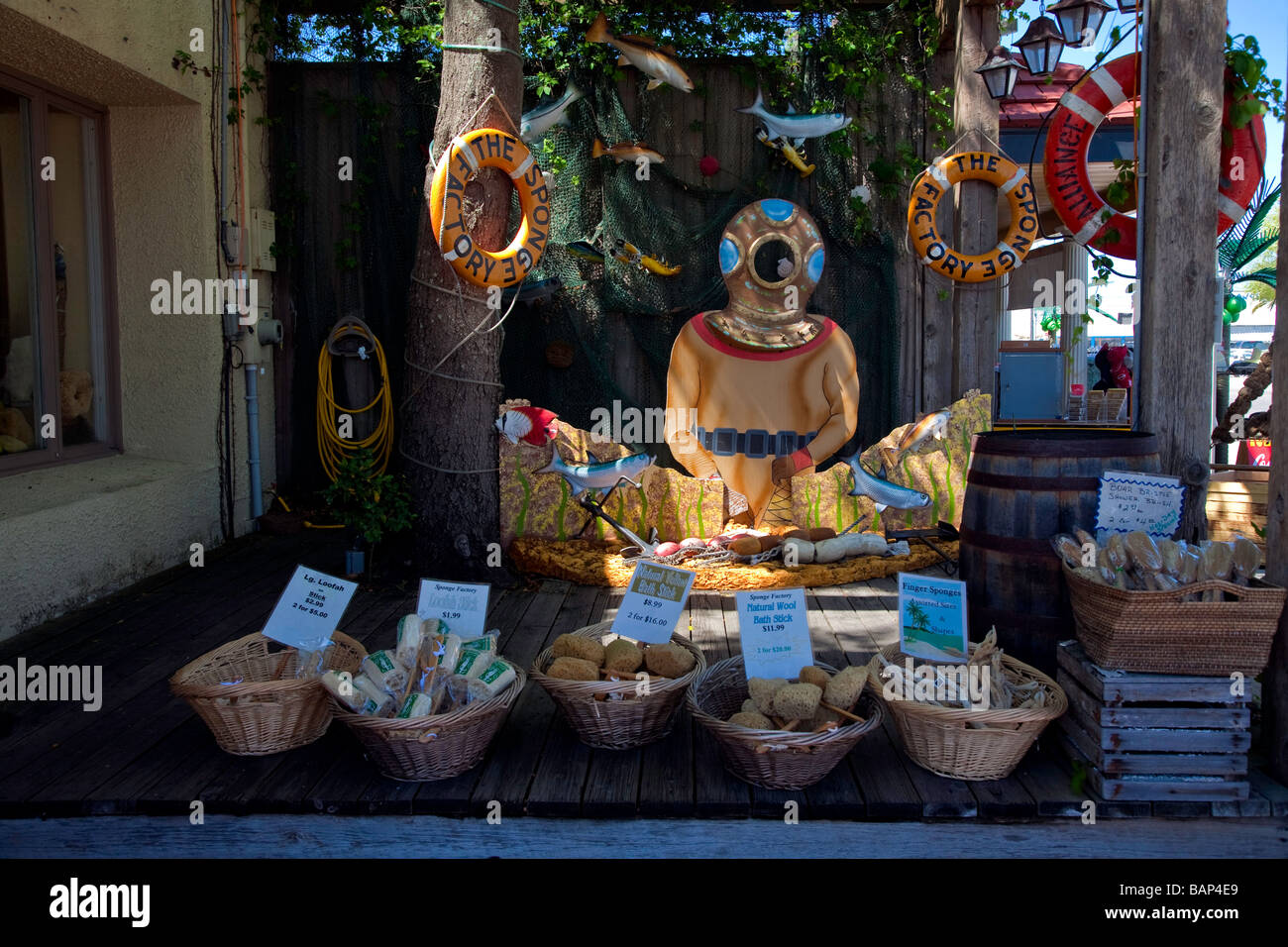 Tarpon Springs Florida Seaport USA traditional Greek Sponge Industry ...