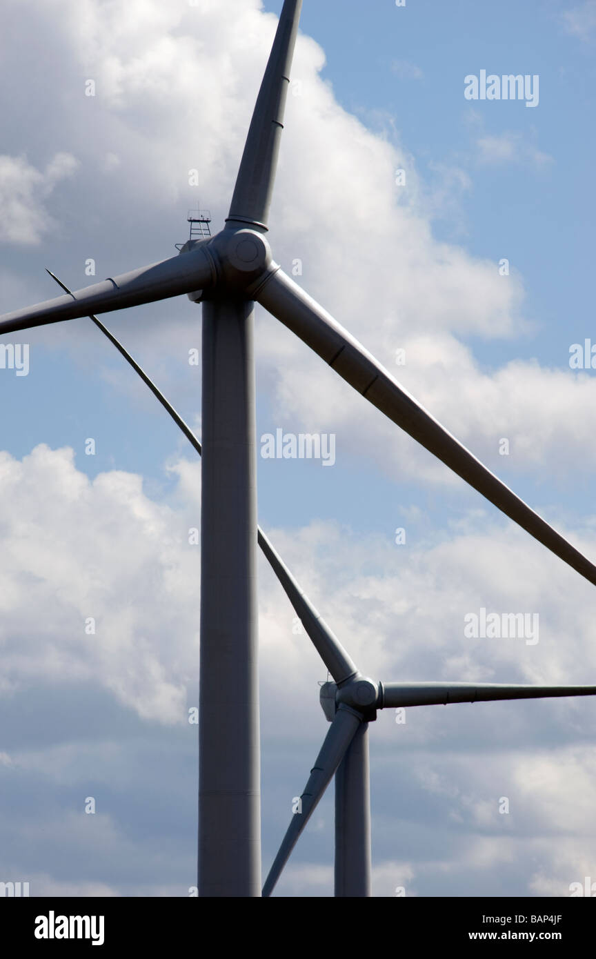 Wind Turbines producing green and renewable energy Stock Photo - Alamy