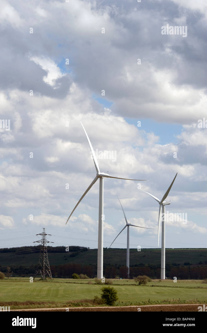 Wind Turbines producing green and renewable energy Stock Photo - Alamy