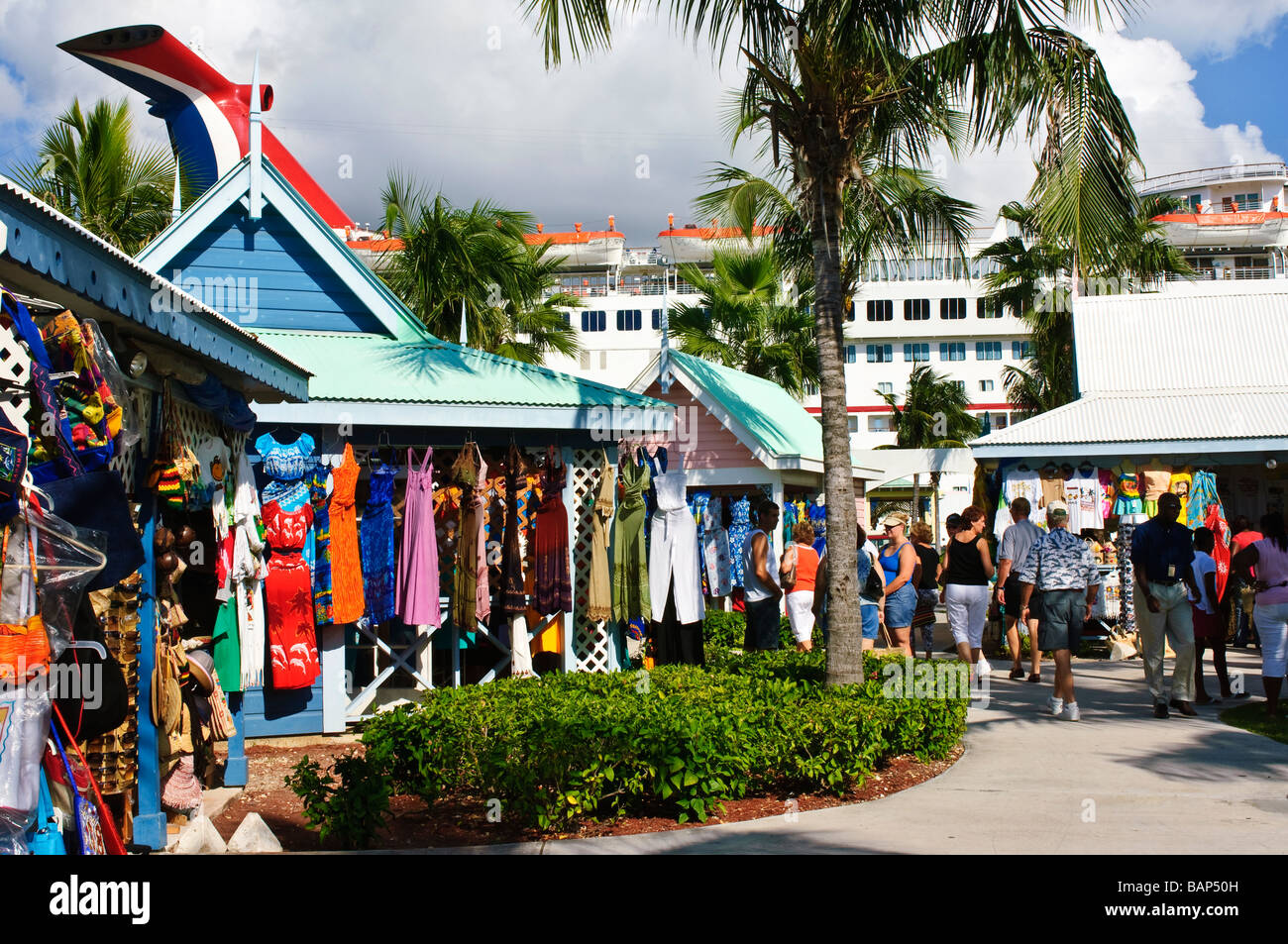 Lucayan cruise terminal and harbour marketplace Grand Bahama Bahamas ...