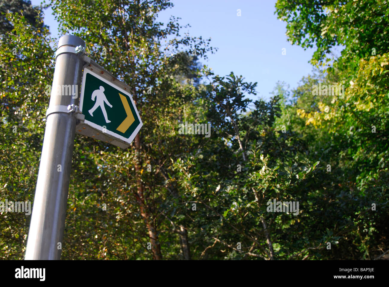 Public Footpath sign Stock Photo - Alamy
