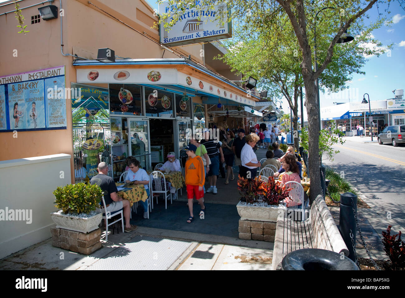 Tarpon Springs Florida Seaport USA traditional Greek Sponge Industry ...