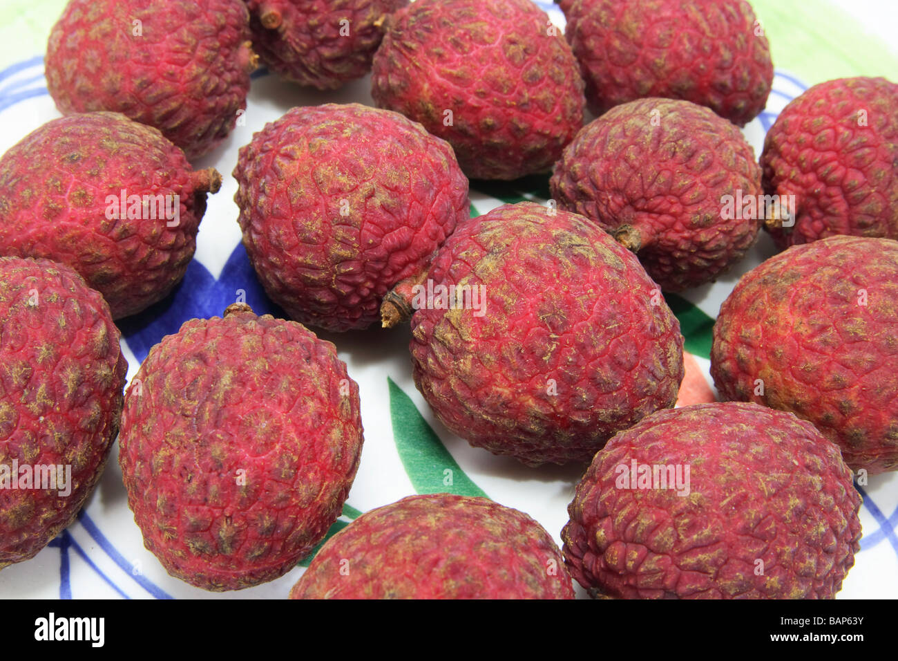 Lychees plate hi-res stock photography and images - Alamy