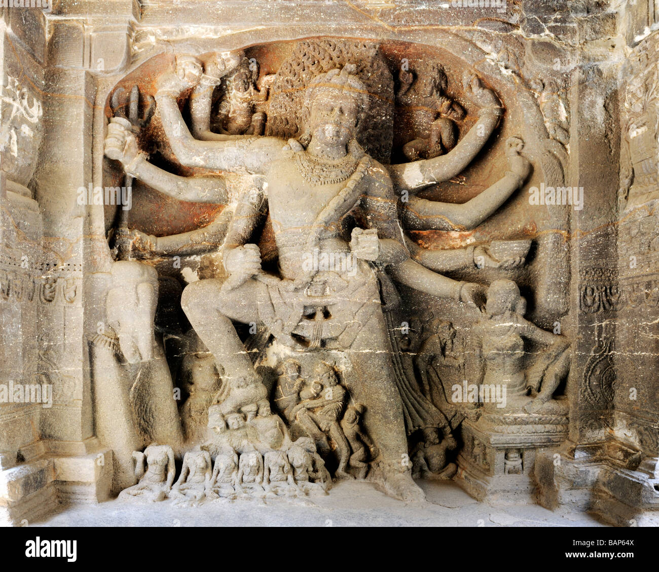 Kailash Temple Ellora Caves Cave 16 Stock Photo - Alamy