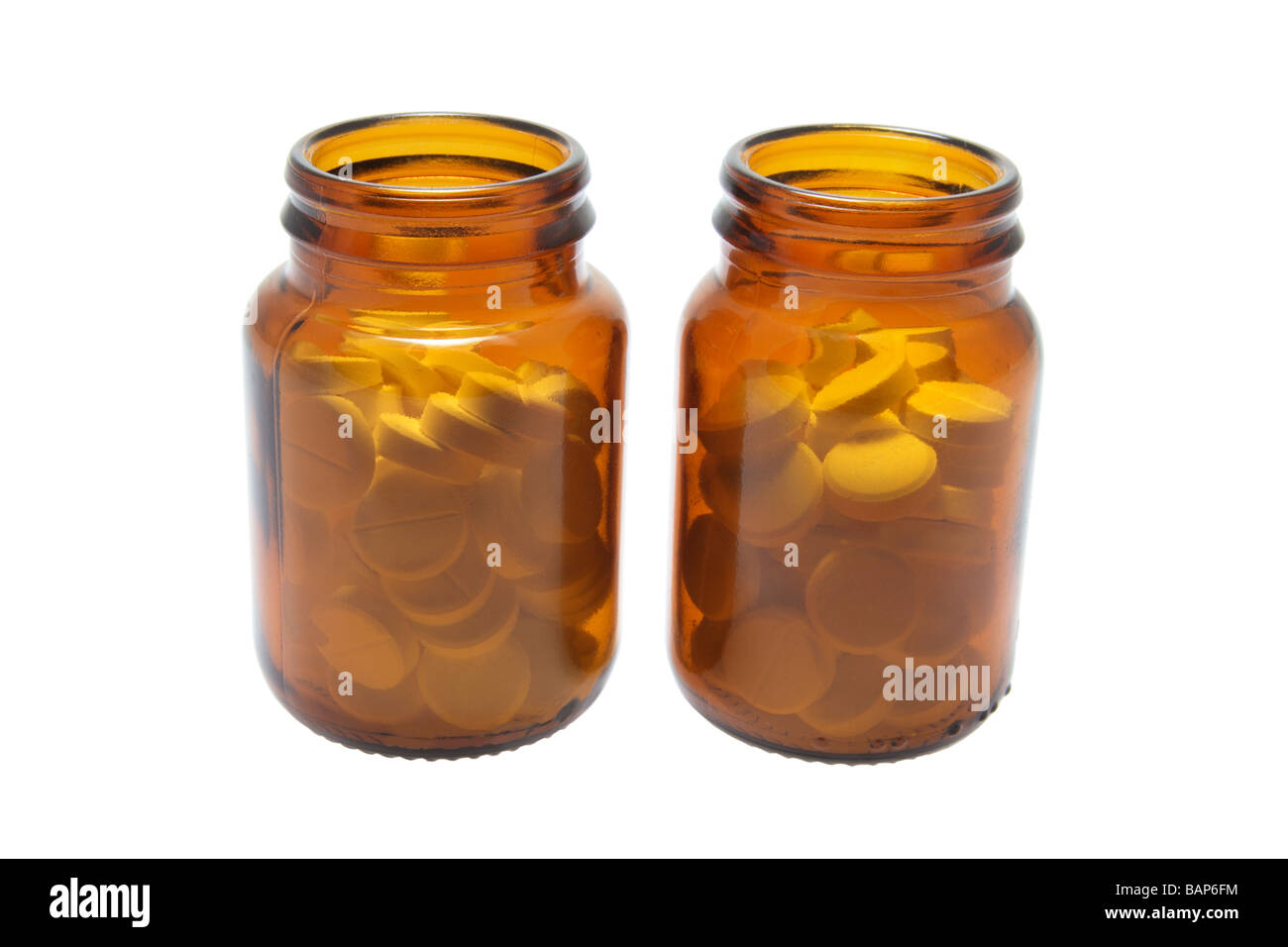 Bottles of Pills Stock Photo - Alamy