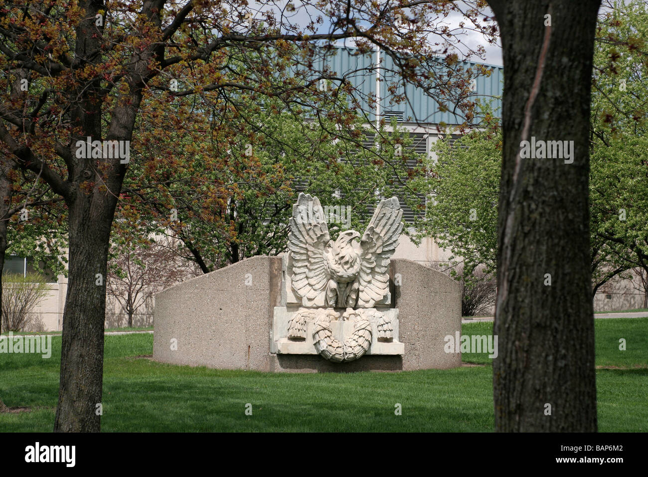 Sculpture, Waterloo Center for the Arts Waterloo Iowa Stock Photo - Alamy