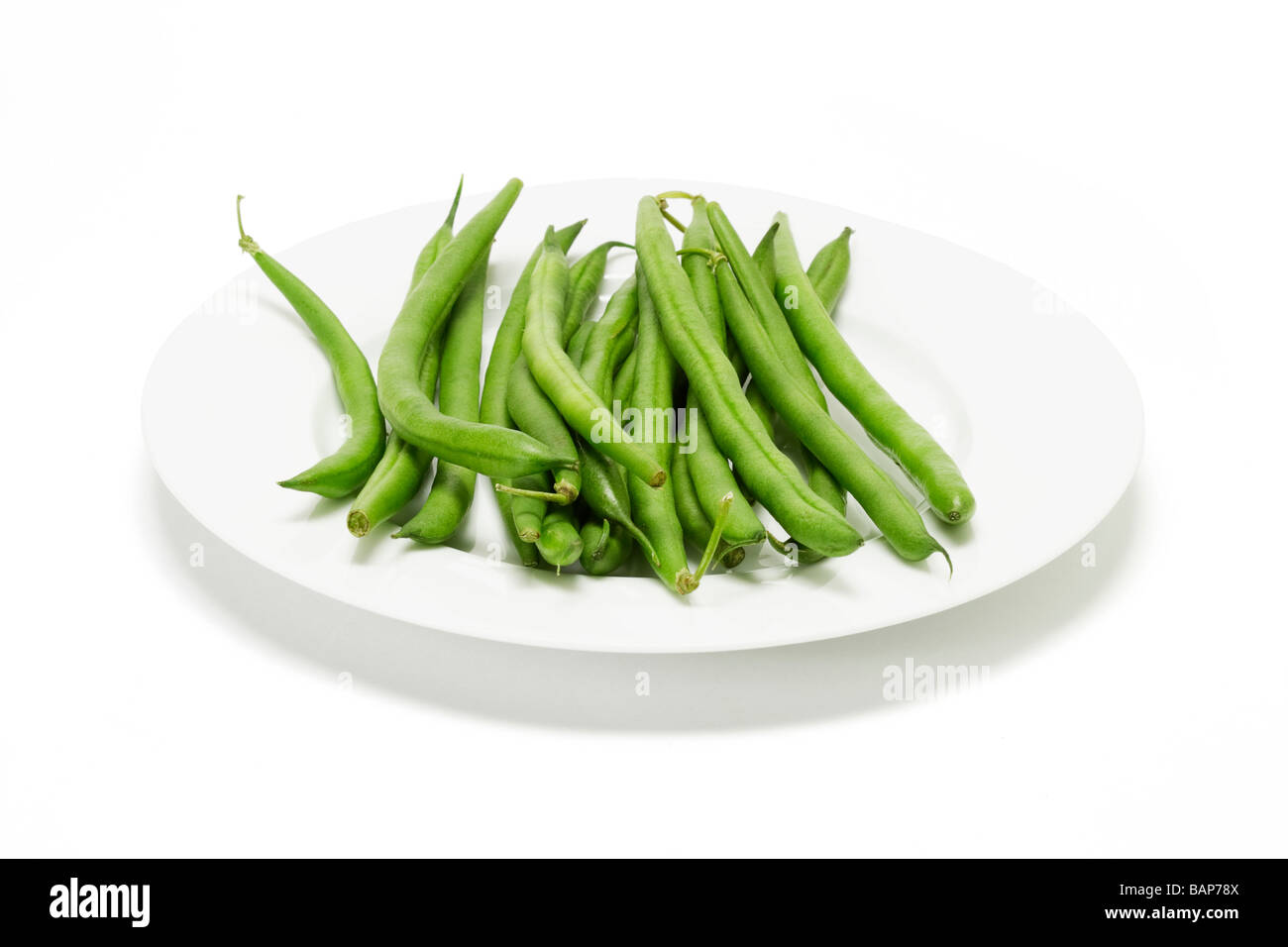 French beans plate hi-res stock photography and images - Alamy