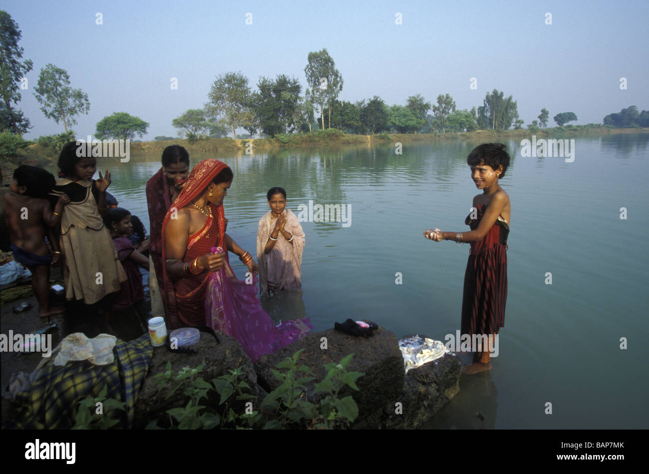 Indian Women Washing Clothes By Hand Stock Photos & Indian Women ...