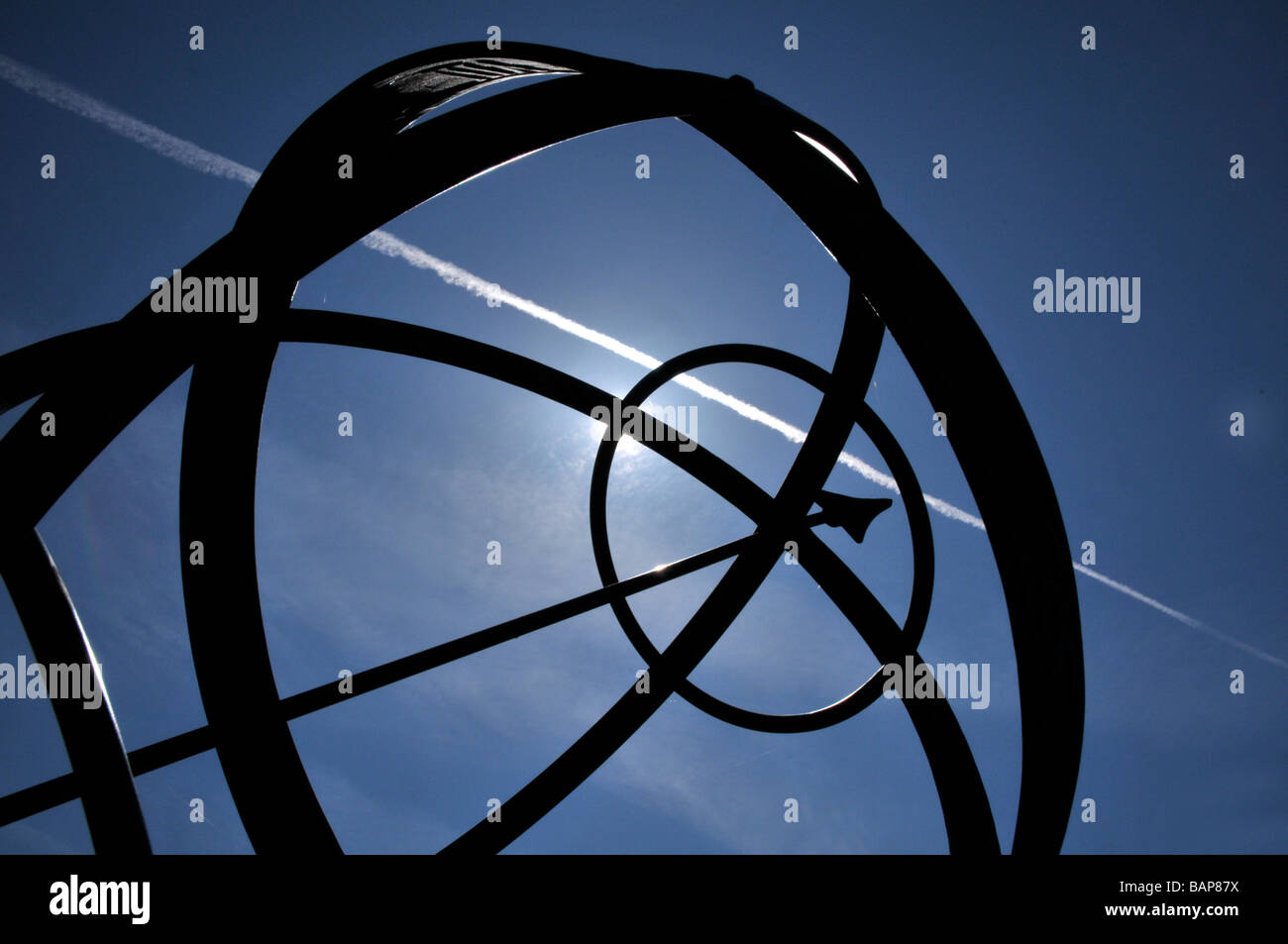 Armillary sphere with clock hi-res stock photography and images - Alamy