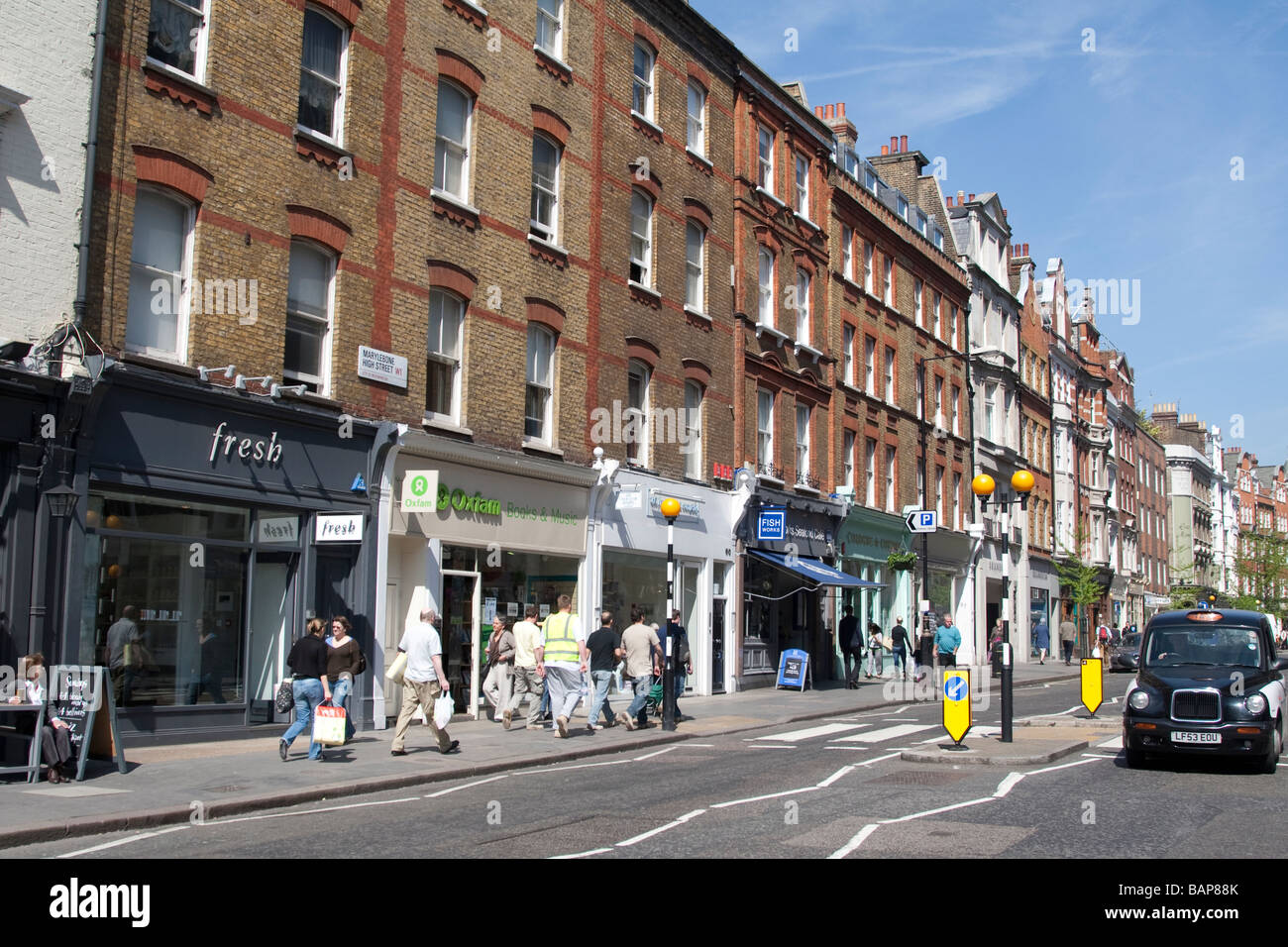 Marylebone high street london hi-res stock photography and images - Alamy