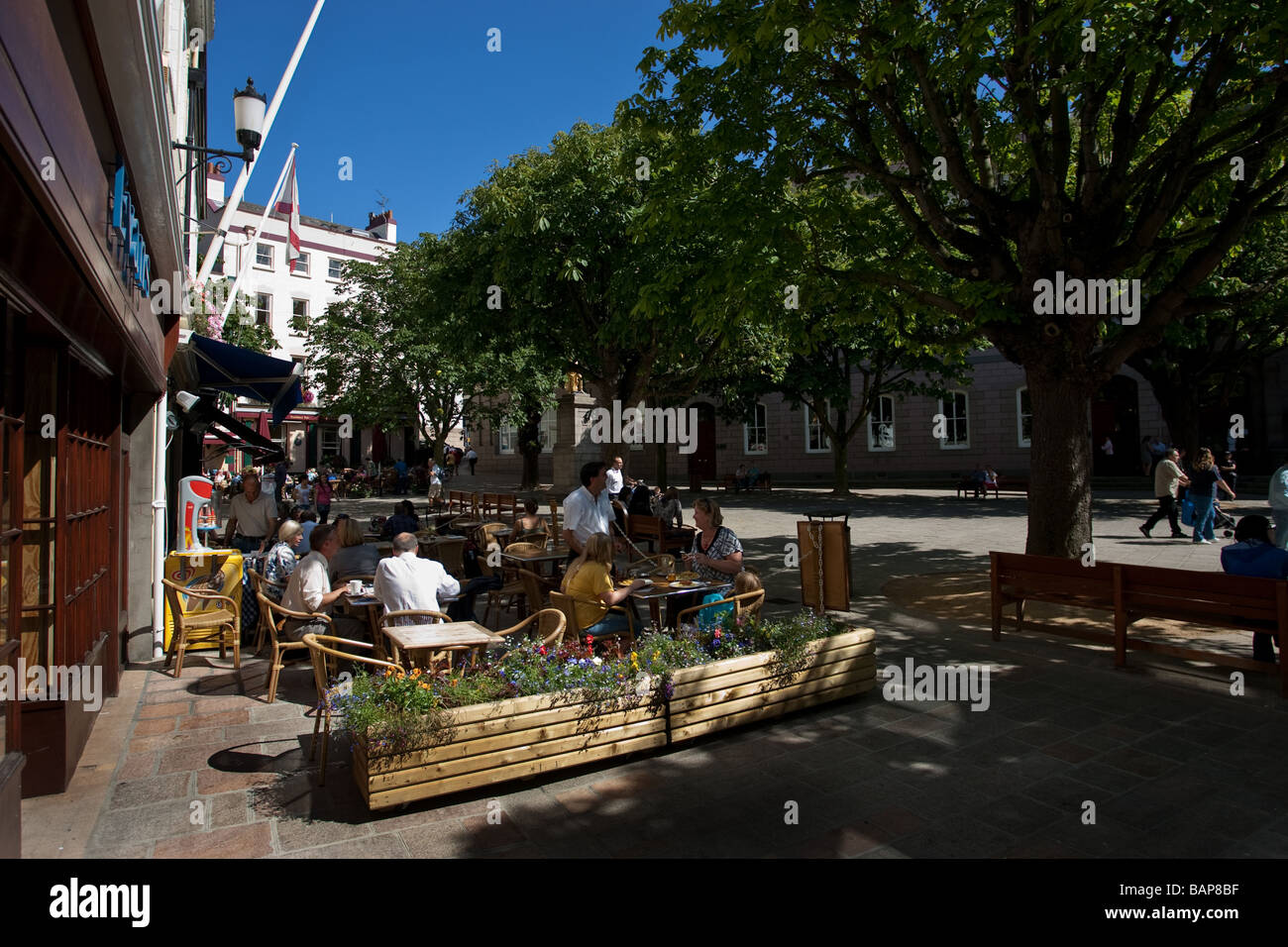 A series of photographs taken in St Helier Jersey ,The Channel Islands ...