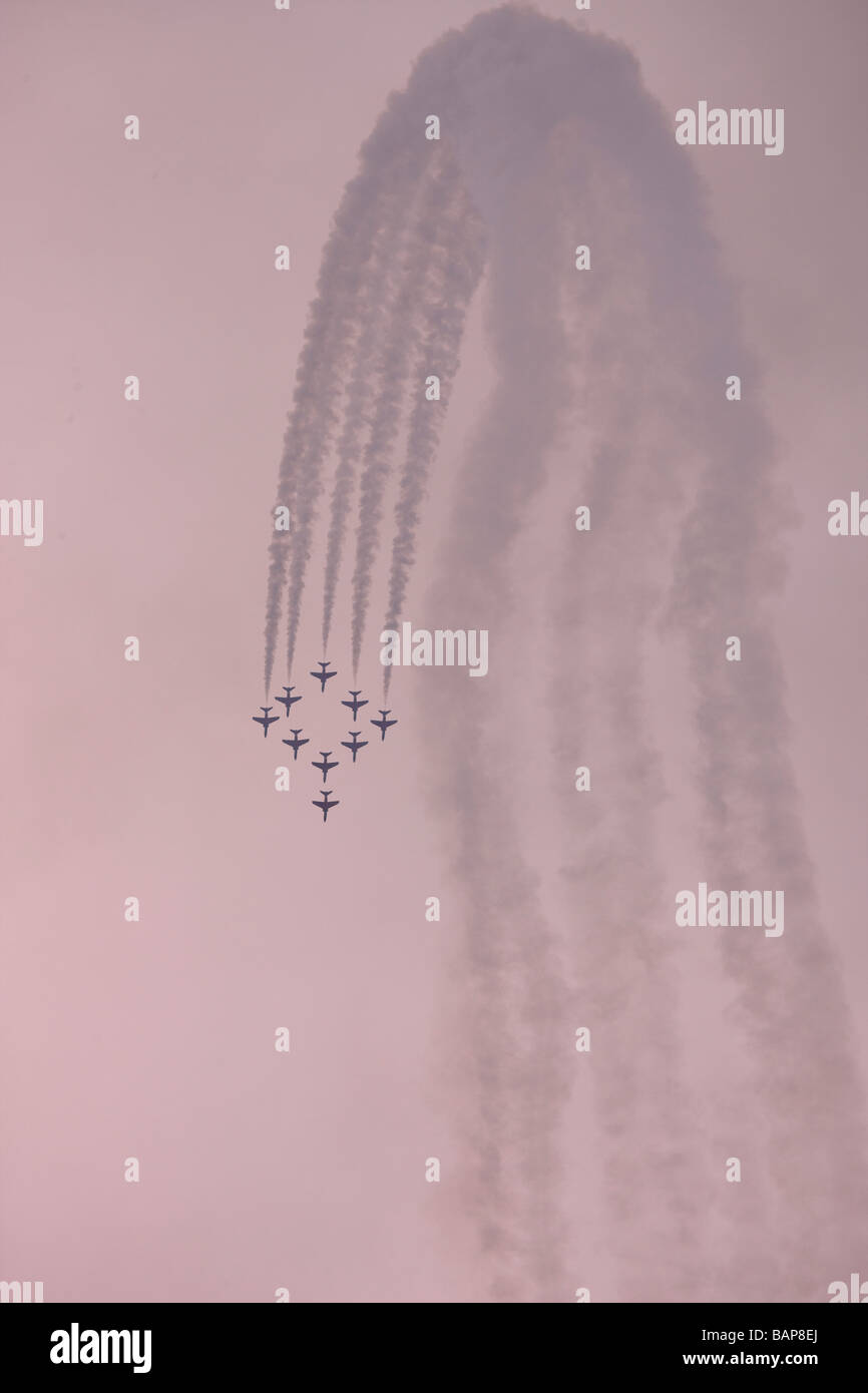 Red Arrows Monaco Monte Carlo Stock Photo - Alamy