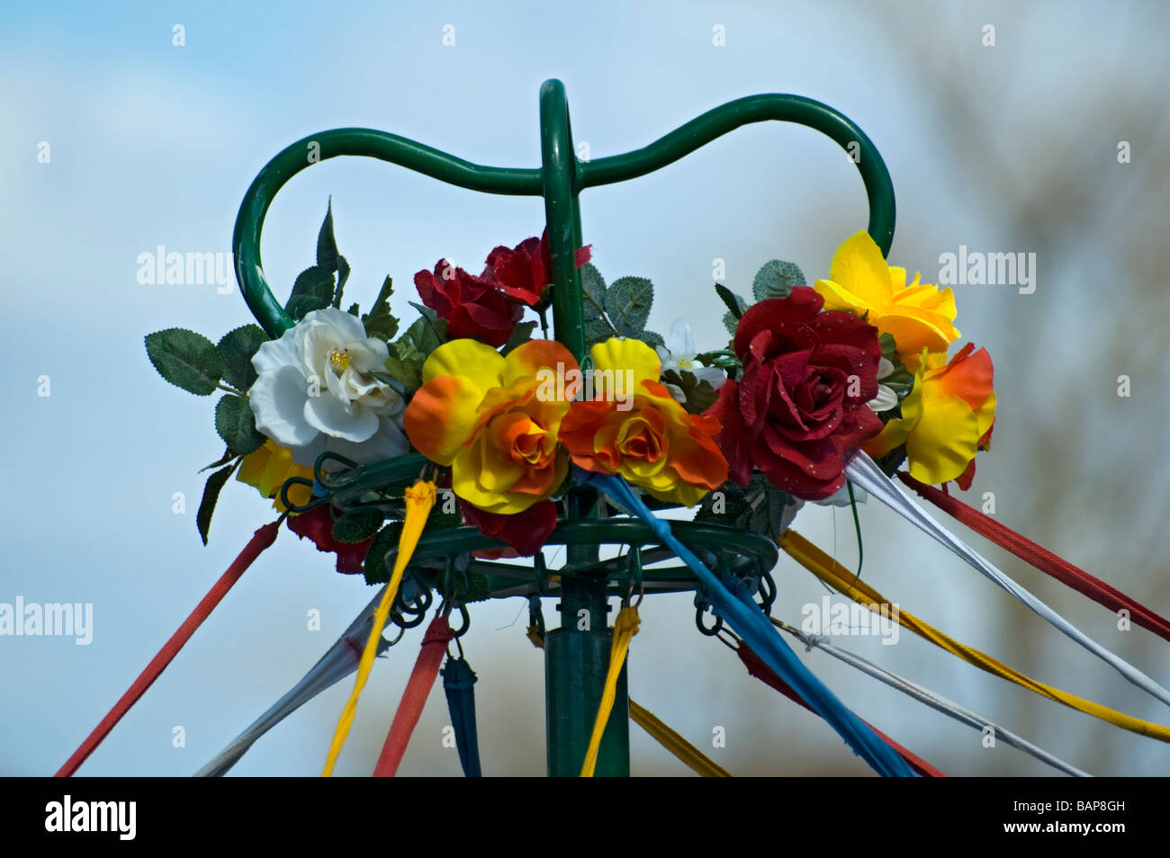 May pole ribbon hi-res stock photography and images - Alamy