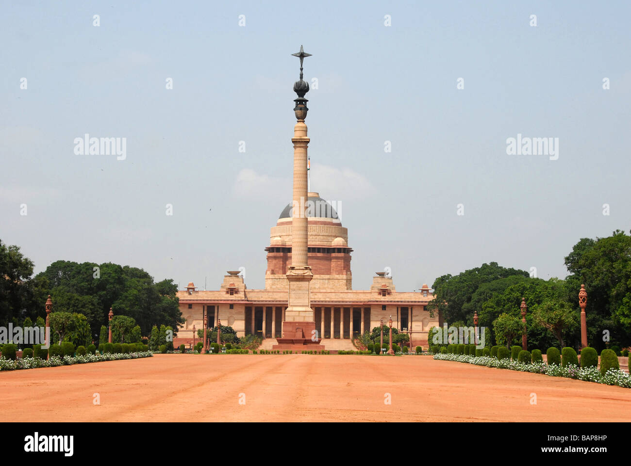 Rashtrapati Bhavan Presidential Palace Delhi India Stock Photo - Alamy