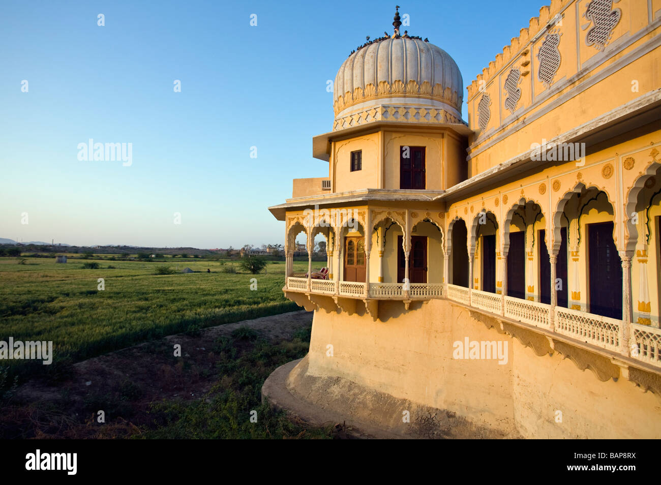 Phool Mahal Palace overlooking Gundalao , Kishangarh, Rajasthan, India ...