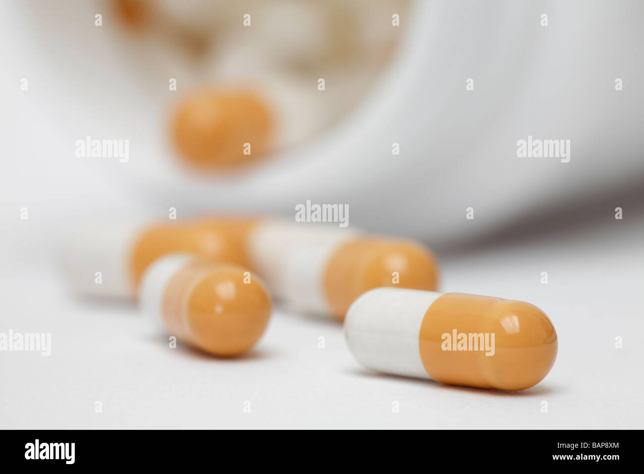 food completion capsules Stock Photo - Alamy