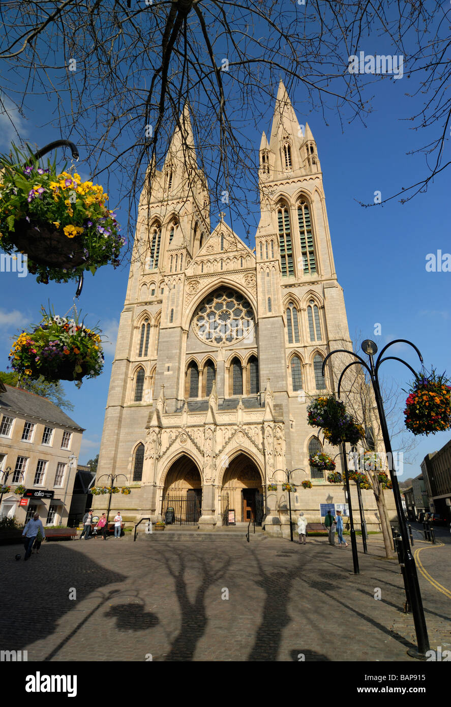 Truro Cathedral Cornwall Stock Photo - Alamy