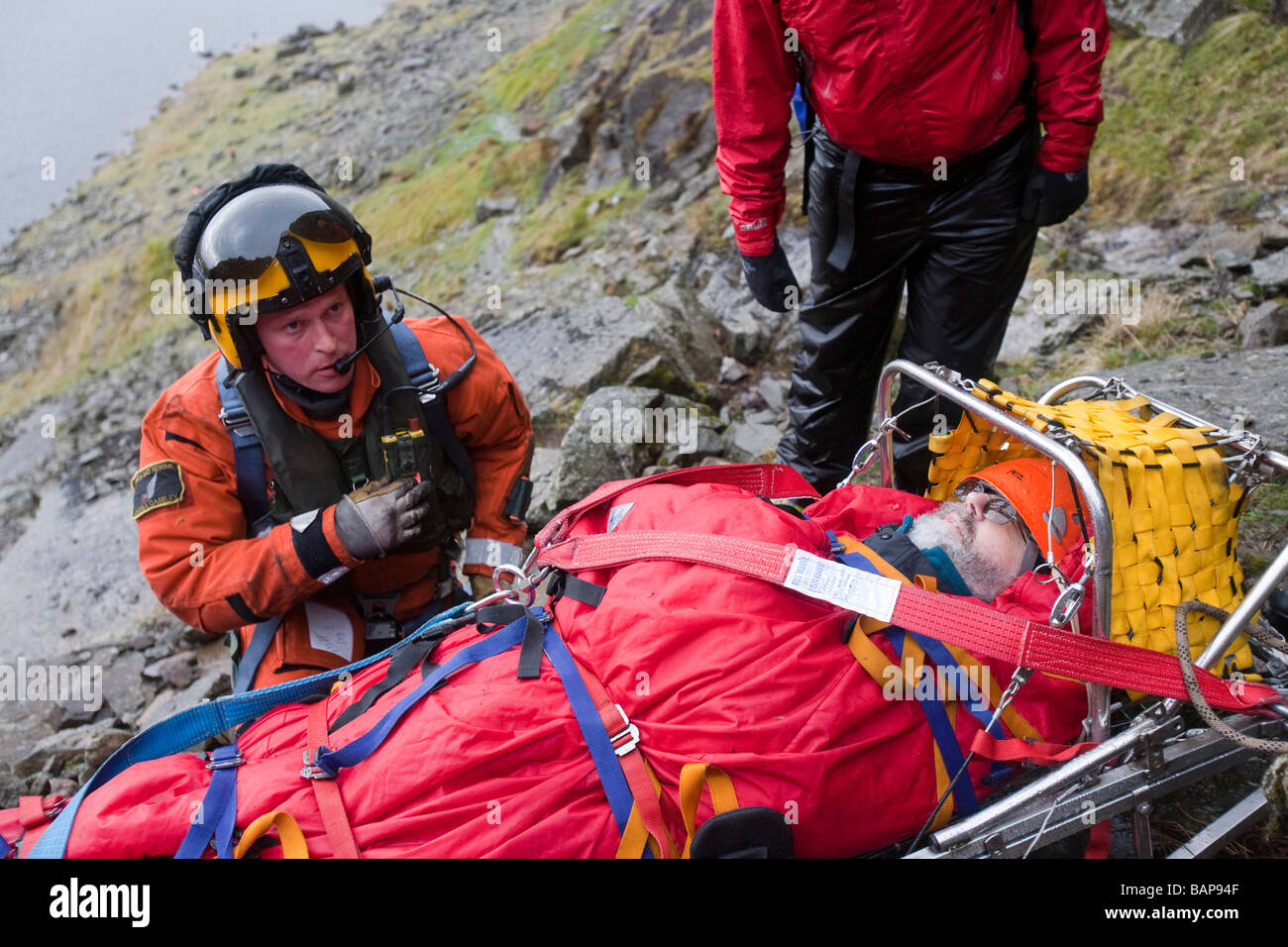 Walker compound leg fracture treated hi-res stock photography and ...