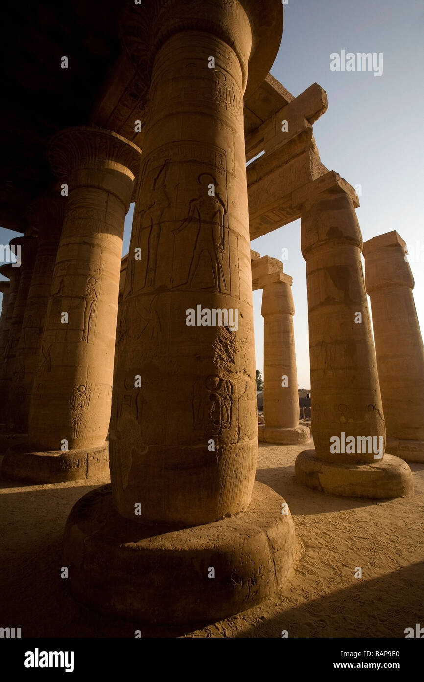 Luxor, Egypt; The Ramesseum Stock Photo - Alamy