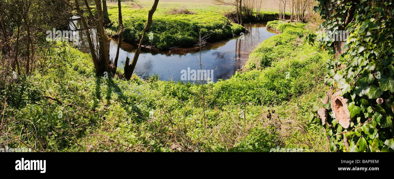 river countryside water landscape rural Stock Photo - Alamy