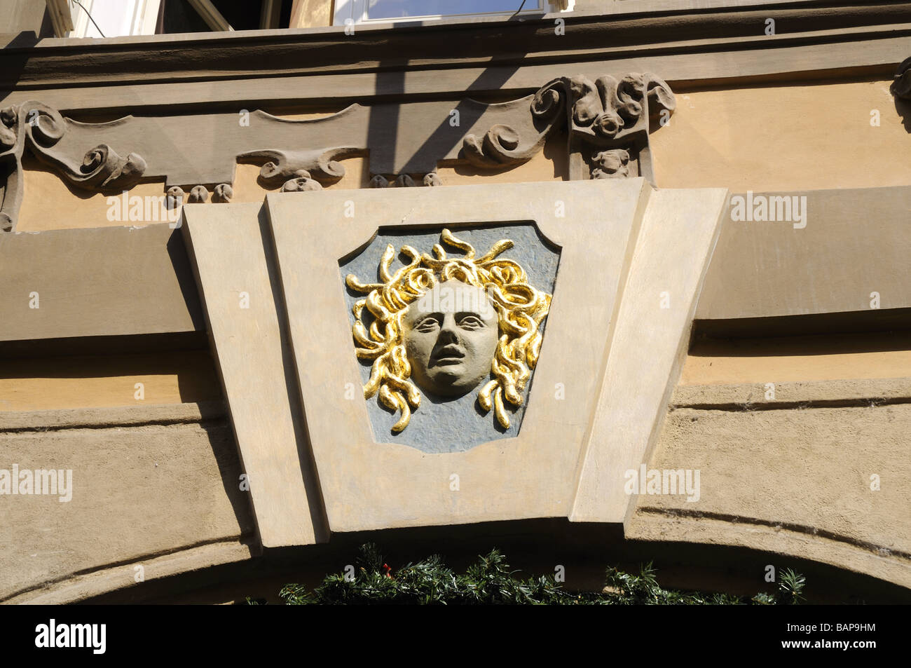 Building details in Prague which is the capital city of the Czech ...