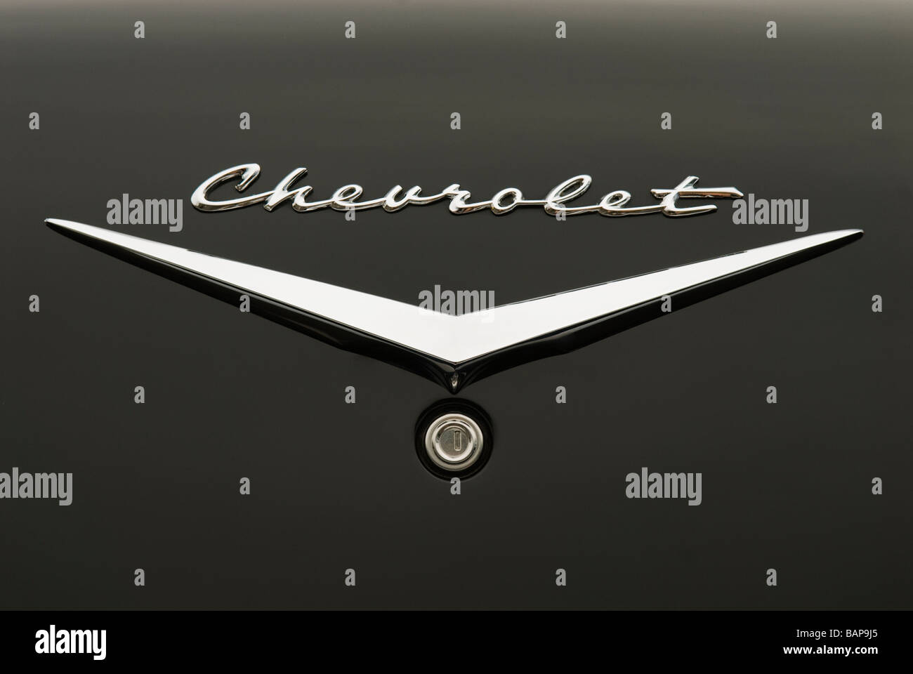 1958 chevrolet hood emblem hi-res stock photography and images - Alamy