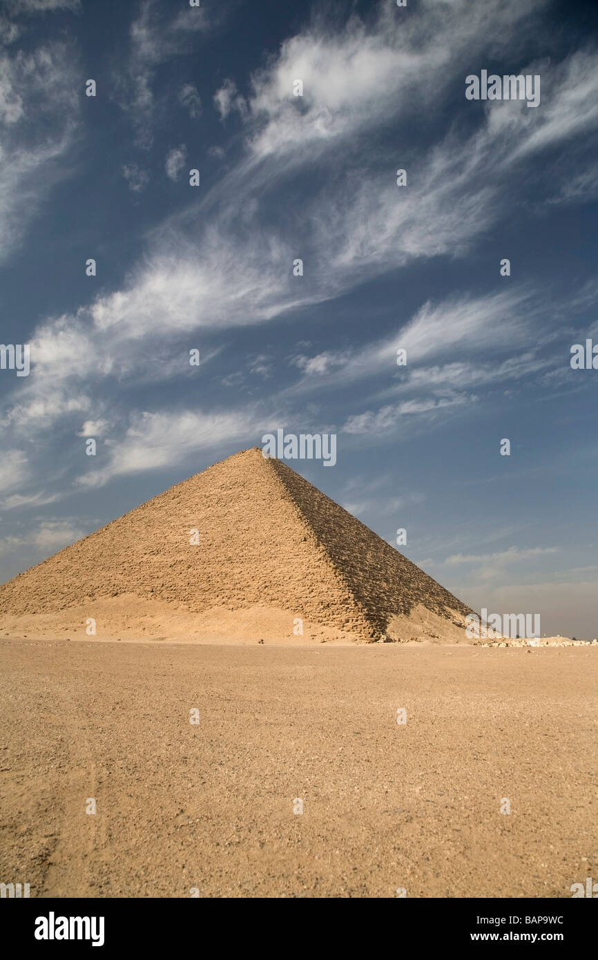 Dahshur, Egypt; The Red Pyramid Stock Photo - Alamy