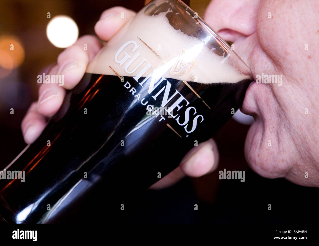 Pint Of Guinness Shamrock High Resolution Stock Photography and Images ...
