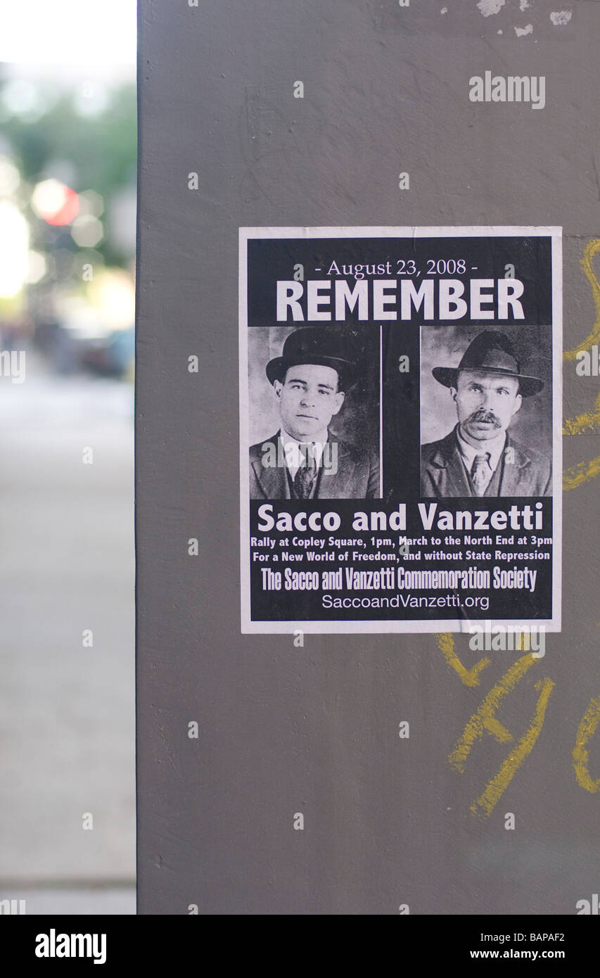Sacco and vanzetti execution hi-res stock photography and images - Alamy