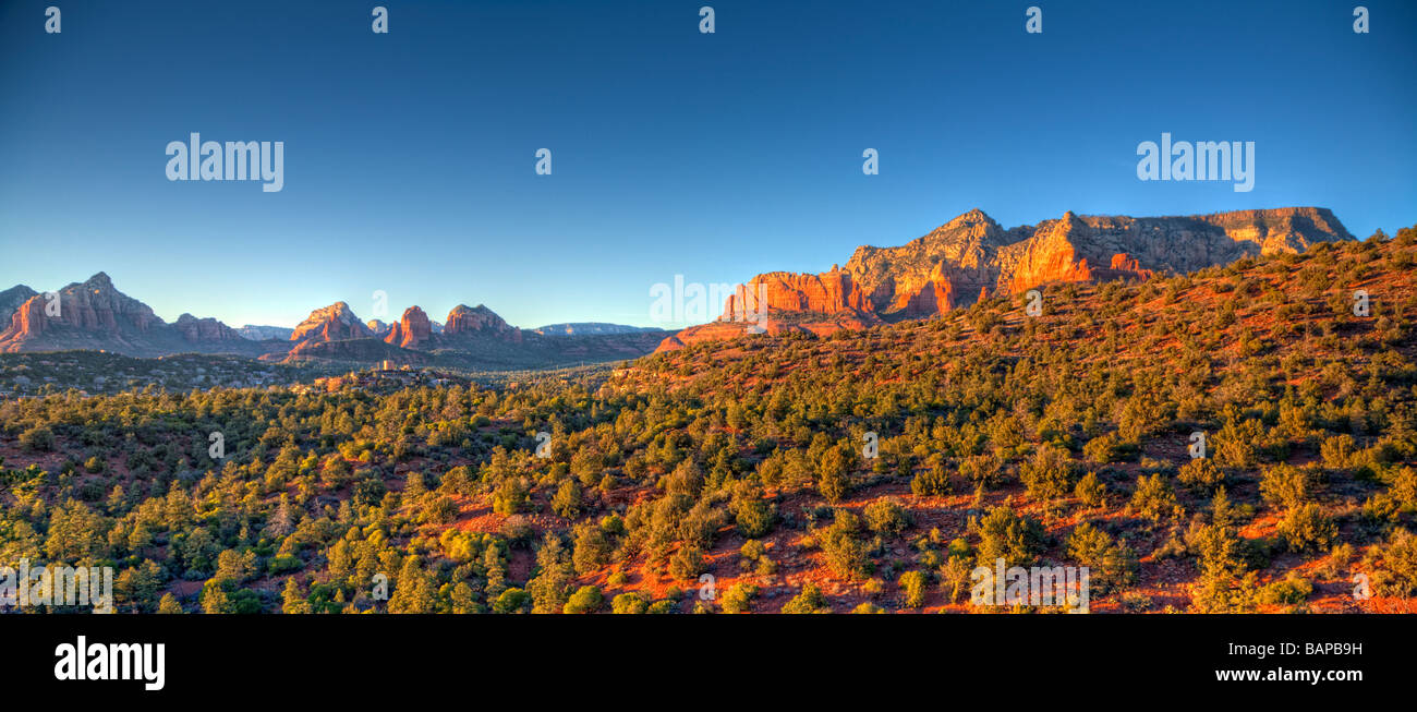 Arizona Red Rocks before sunset Stock Photo - Alamy