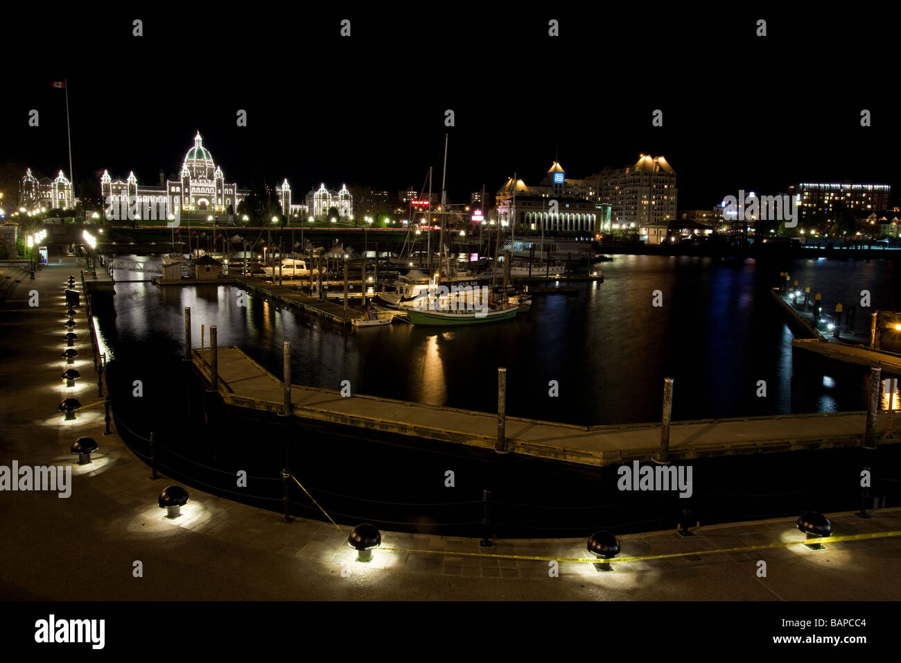 Victoria harbour night view hi-res stock photography and images - Alamy