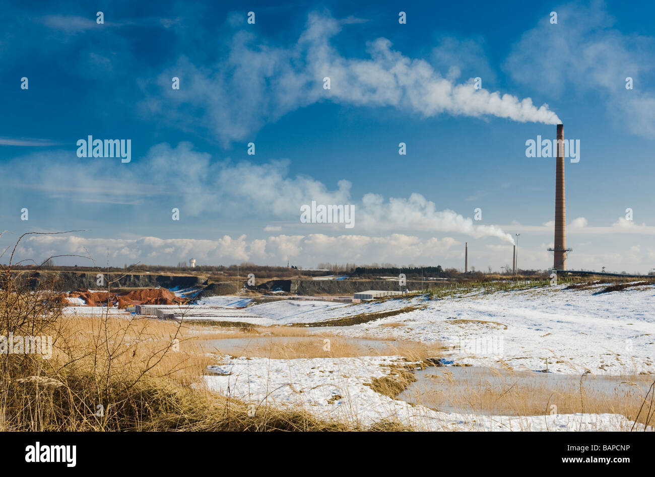 King's Dyke Brickpit, Whittlesey Stock Photo - Alamy