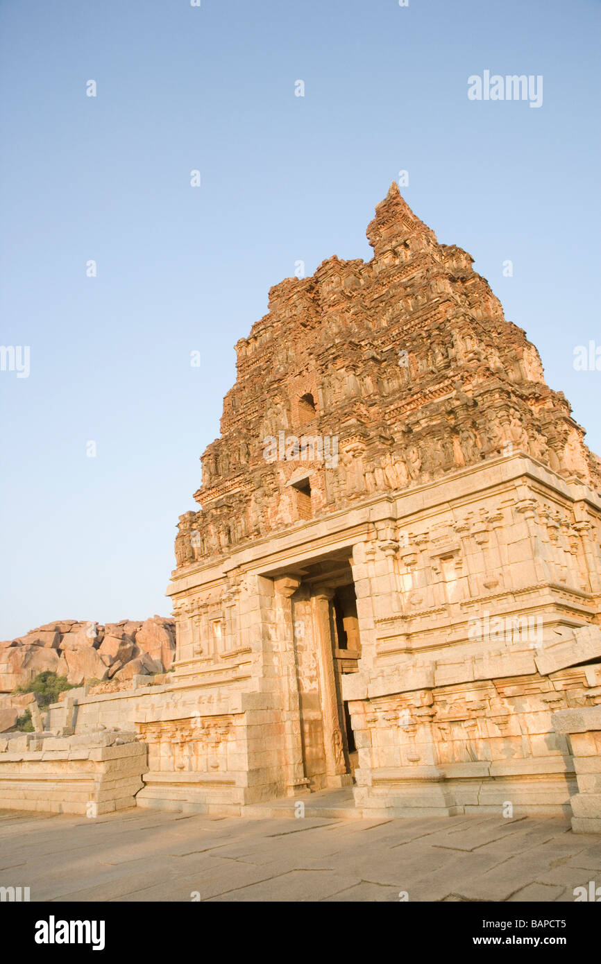 Entrance of a temple, Vitthala Temple, Hampi, Karnataka, India Stock ...