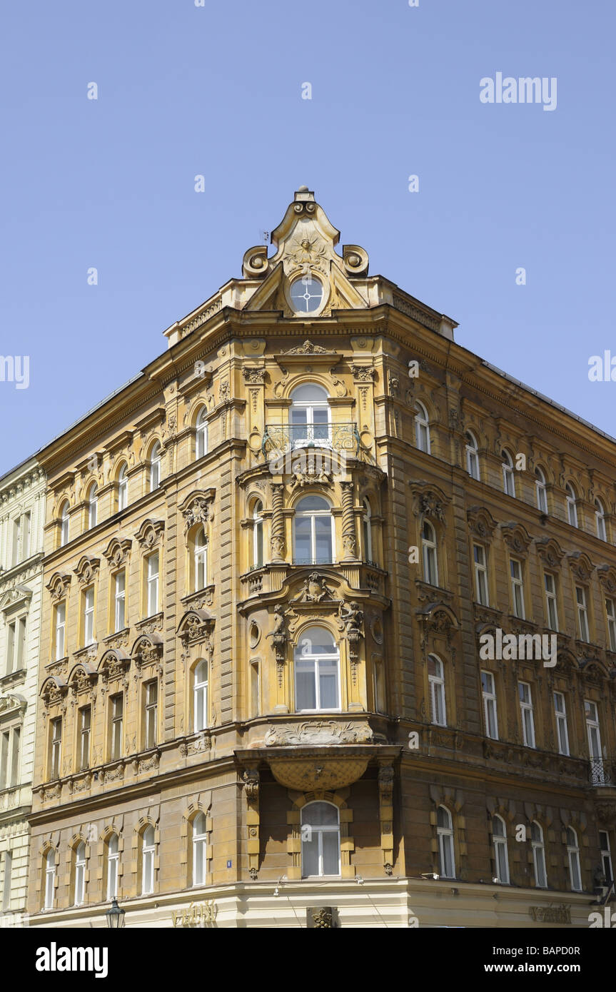 Building details in Prague which is the capital and largest city of the ...