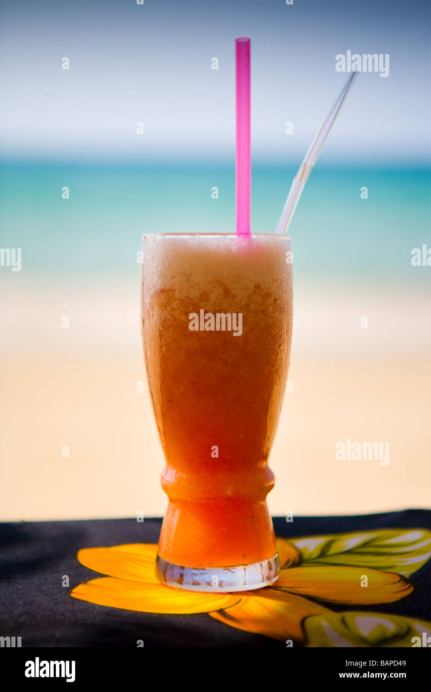 Mango juice on beach hi-res stock photography and images - Alamy