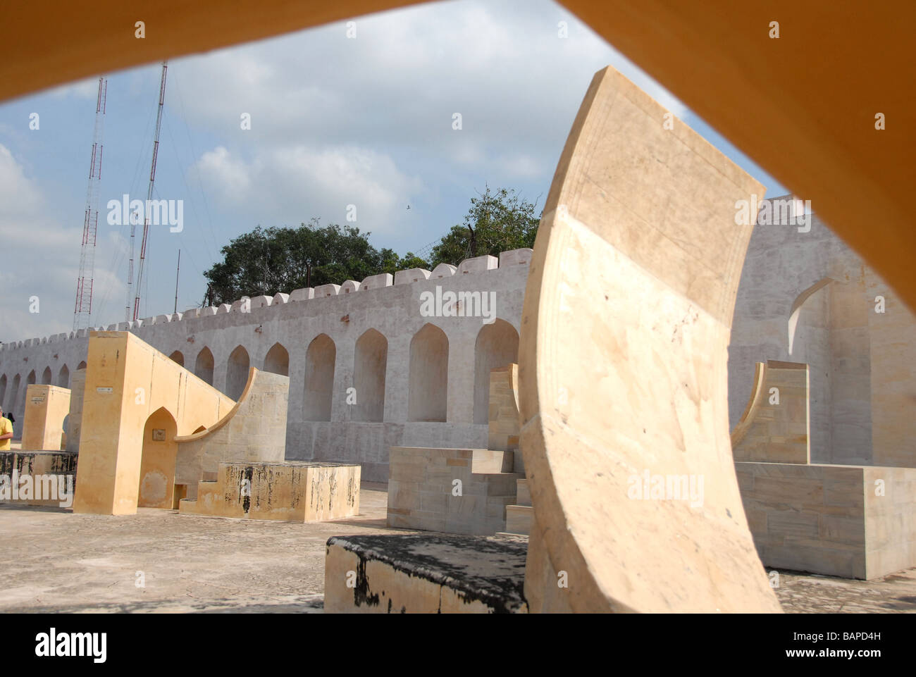 Jantar Mantar Observatory Jaipur Rajasthan India Stock Photo - Alamy