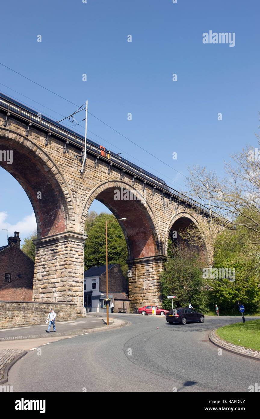 Durham Railway Viaduct on the East Coast Main Line Stock Photo - Alamy