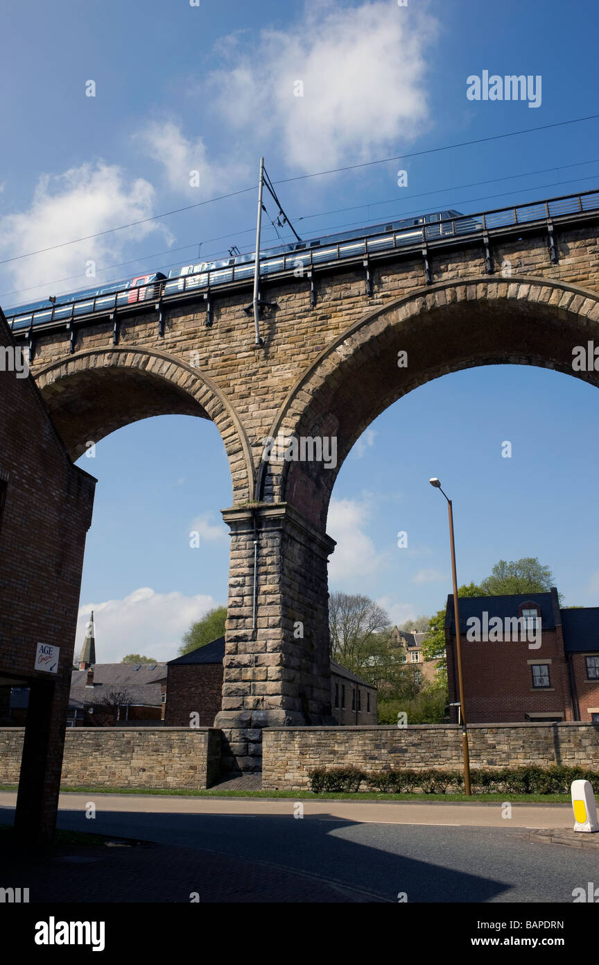 Durham Railway Viaduct on the East Coast Main Line Stock Photo - Alamy