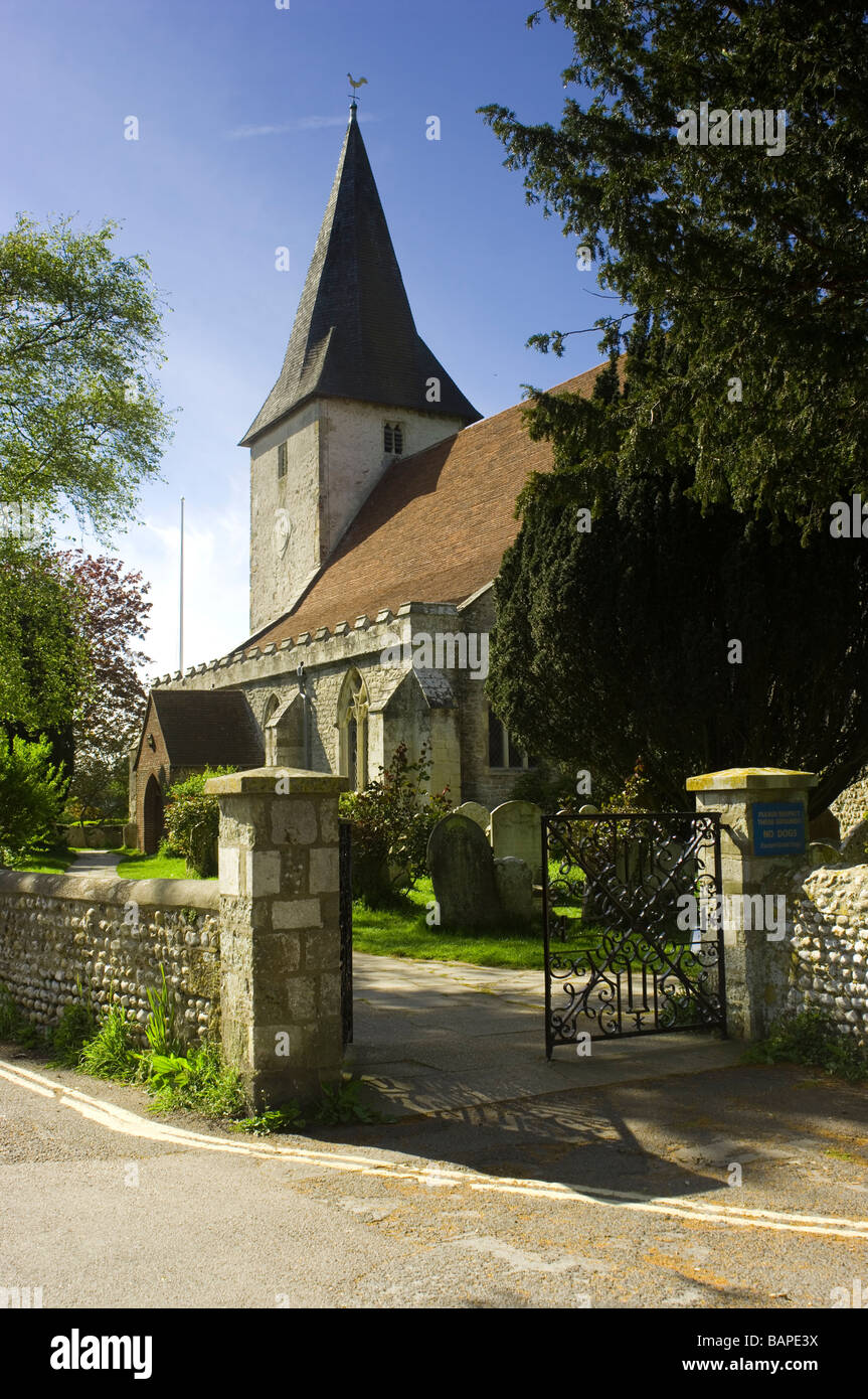 Holy Trinity Bosham Stock Photo - Alamy