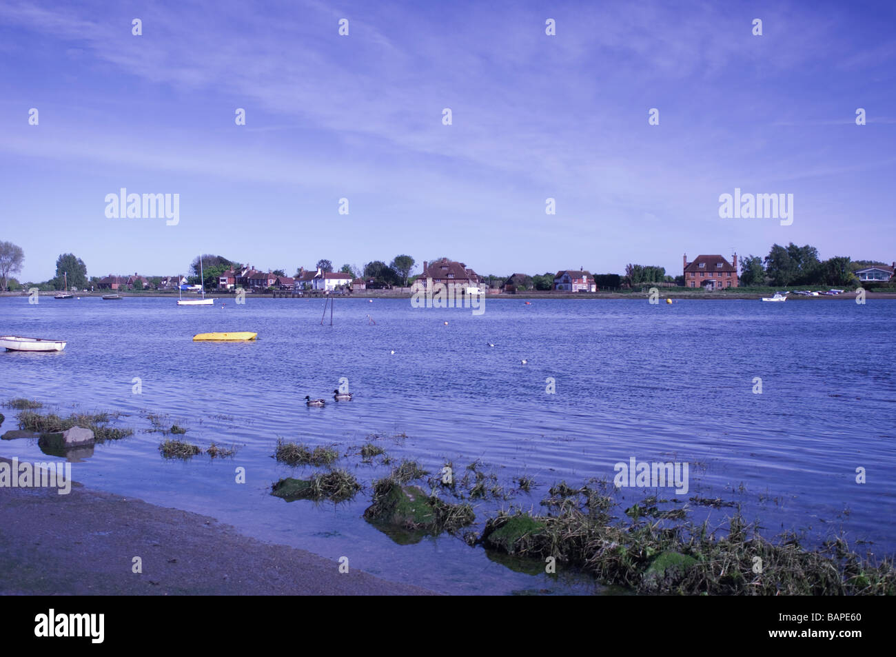 Sight and Sounds of Bosham Stock Photo - Alamy
