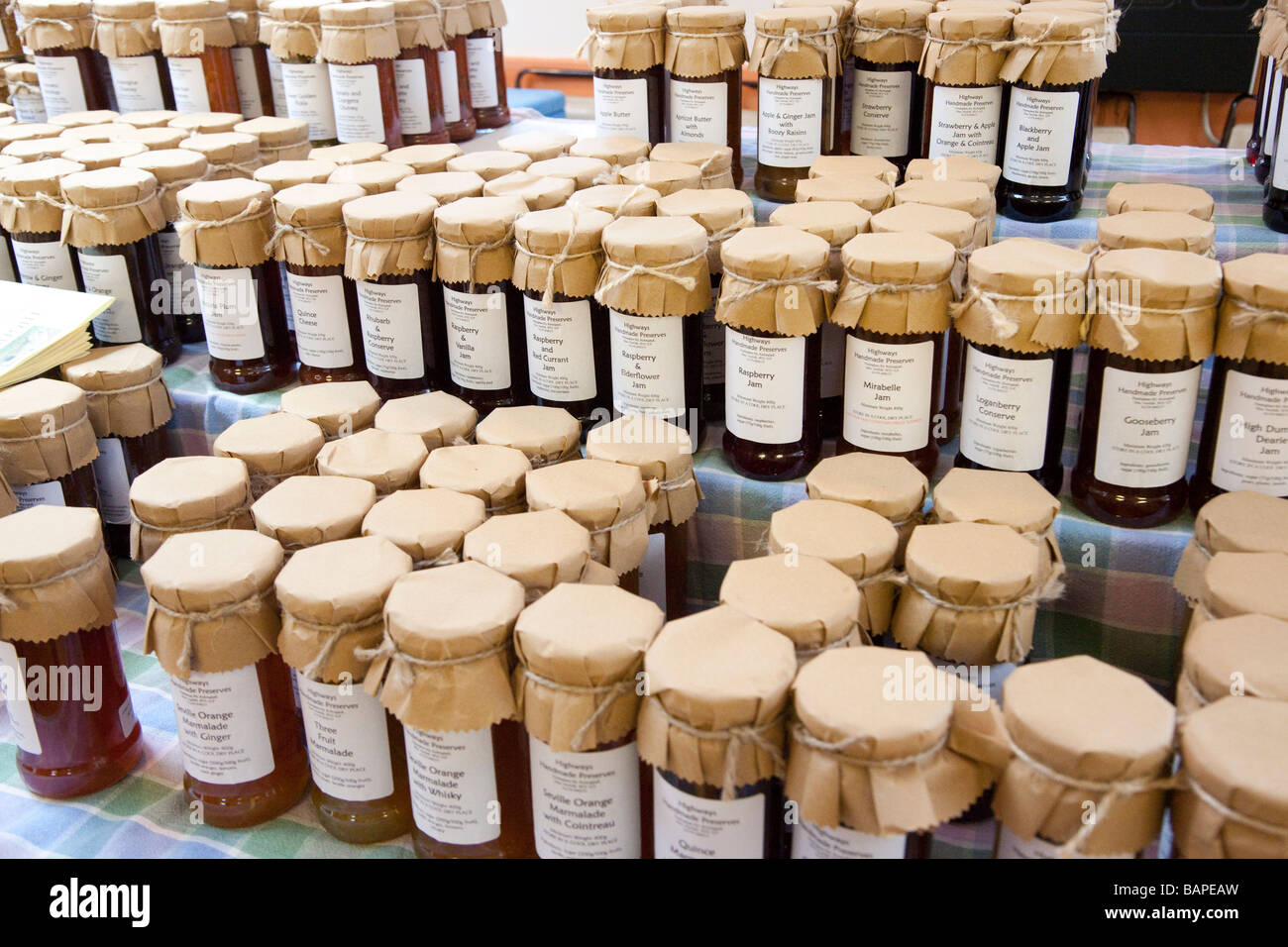 Jam jars display market hi-res stock photography and images - Alamy