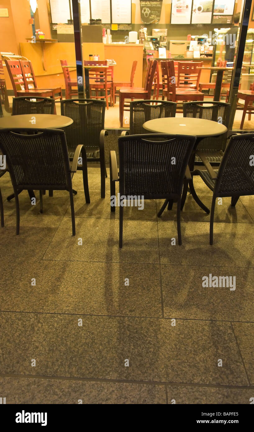 Cafe at Closing Time Stock Photo - Alamy