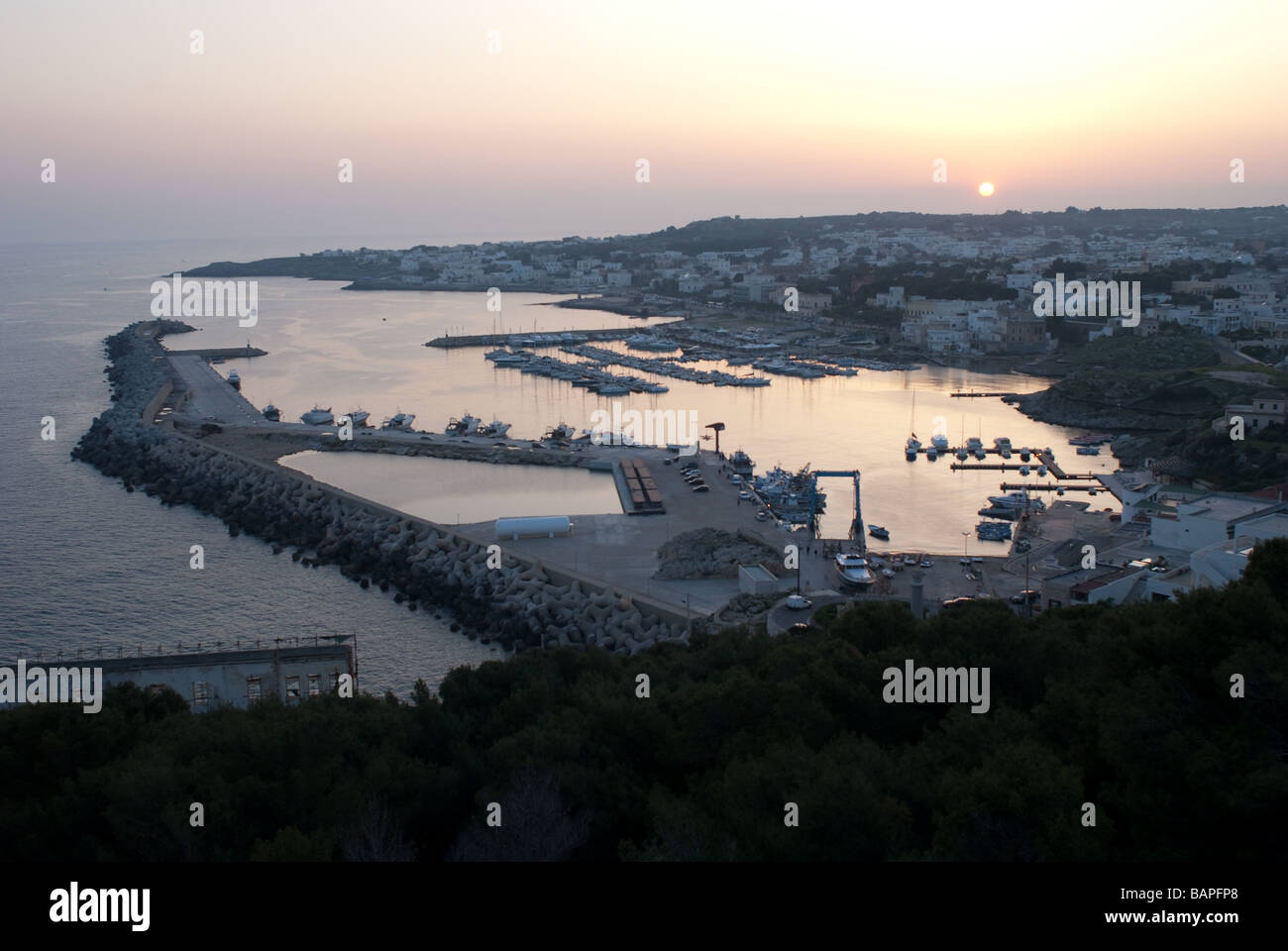 Overview of Santa Maria di Leuca Italy Stock Photo - Alamy