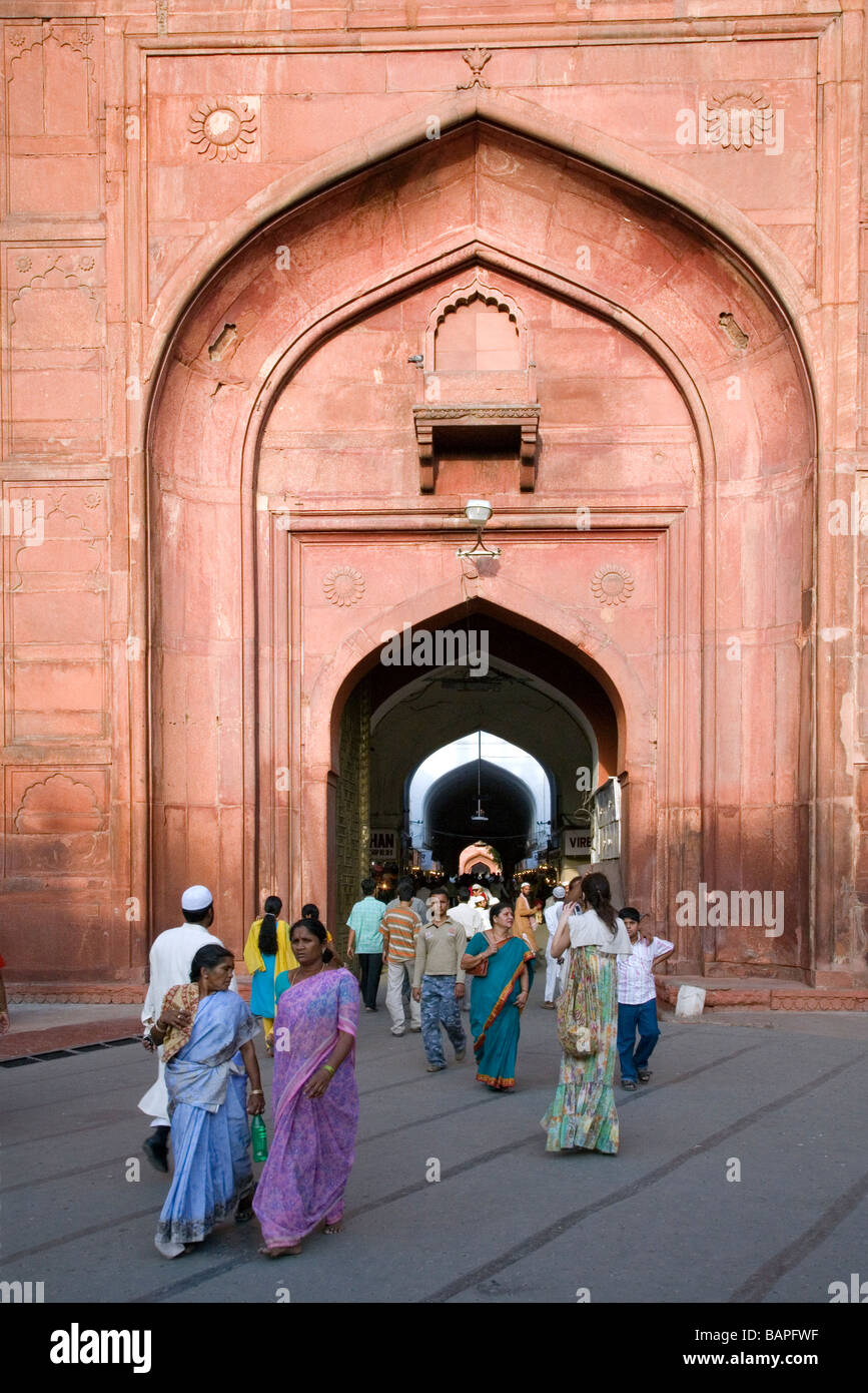 Red sandstone gate fort hi-res stock photography and images - Alamy