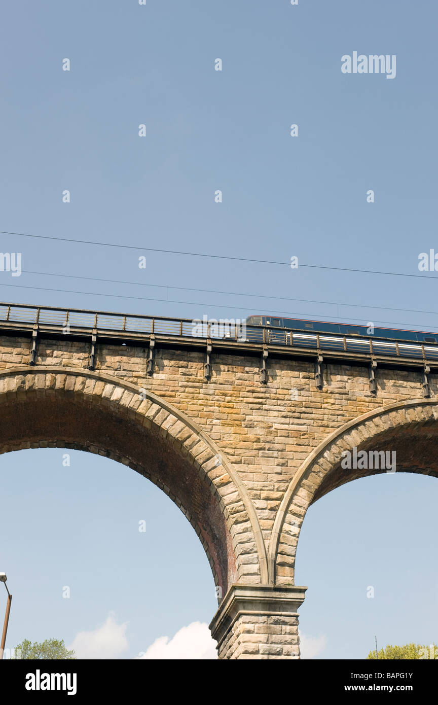 Durham Railway Viaduct on the East Coast Main Line Stock Photo - Alamy
