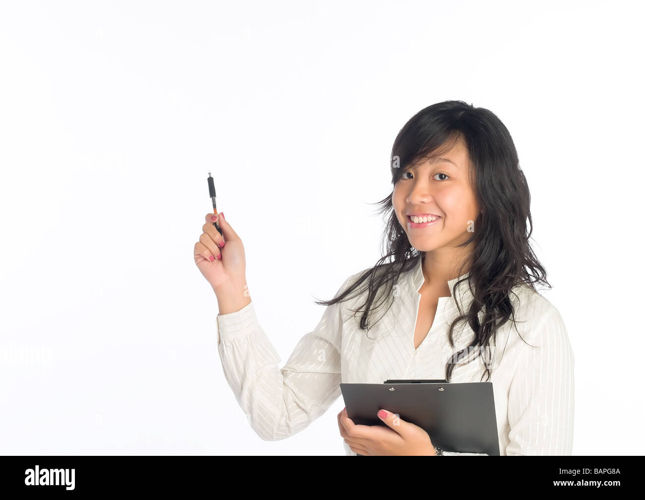 Make a Point During Presentation Stock Photo - Alamy