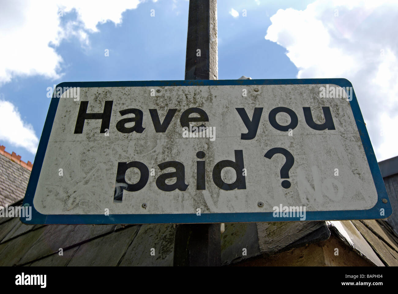 Pay and display sign hi-res stock photography and images - Alamy